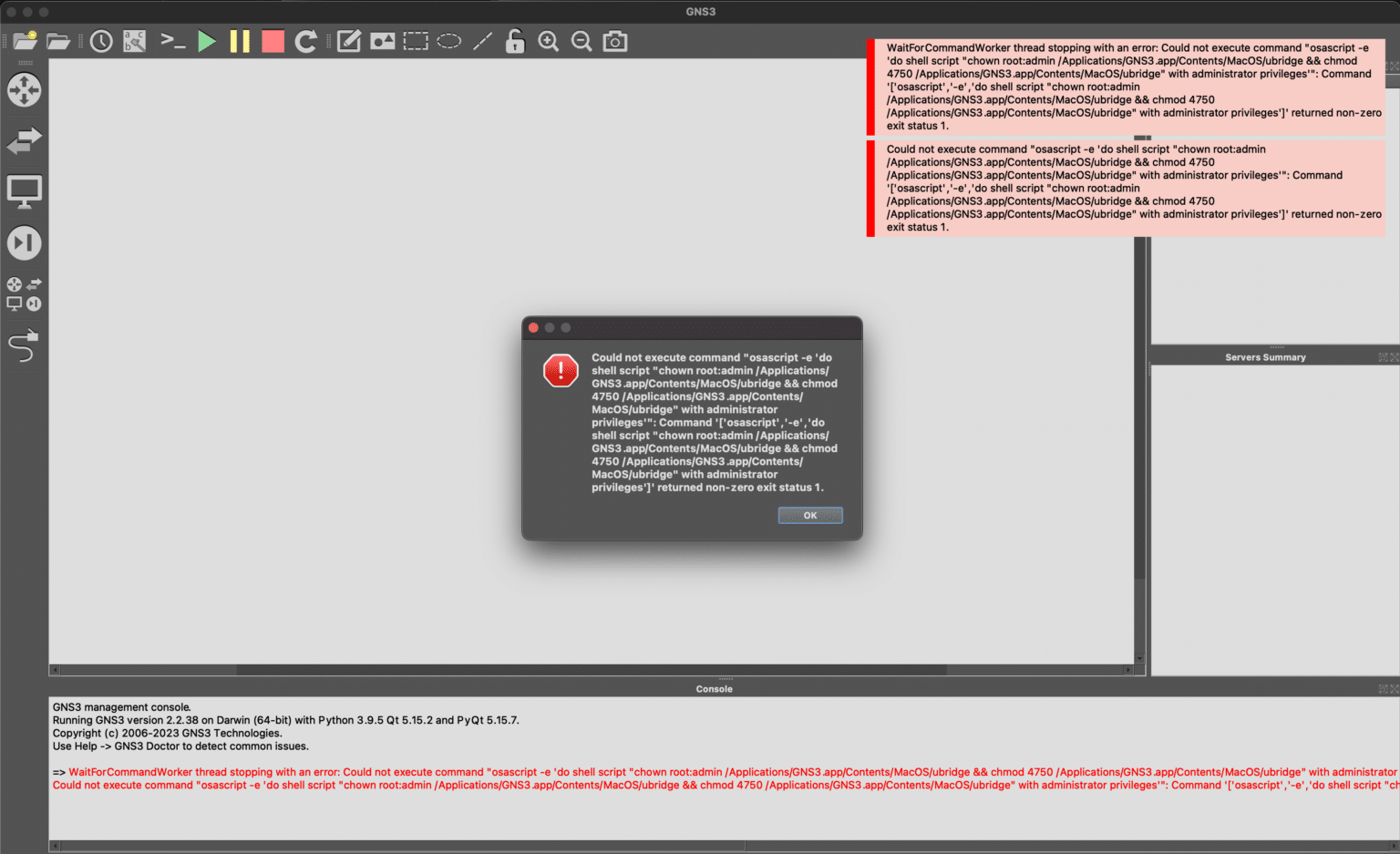 Comment installer GNS3 GUI sur macOS, MacBook M1, M2 et M3