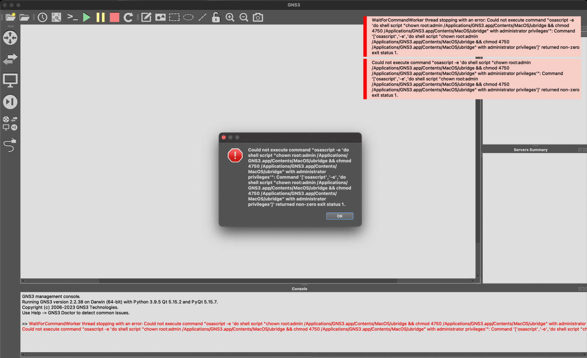 Comment installer GNS3 GUI sur macOS, MacBook M1, M2 et M3