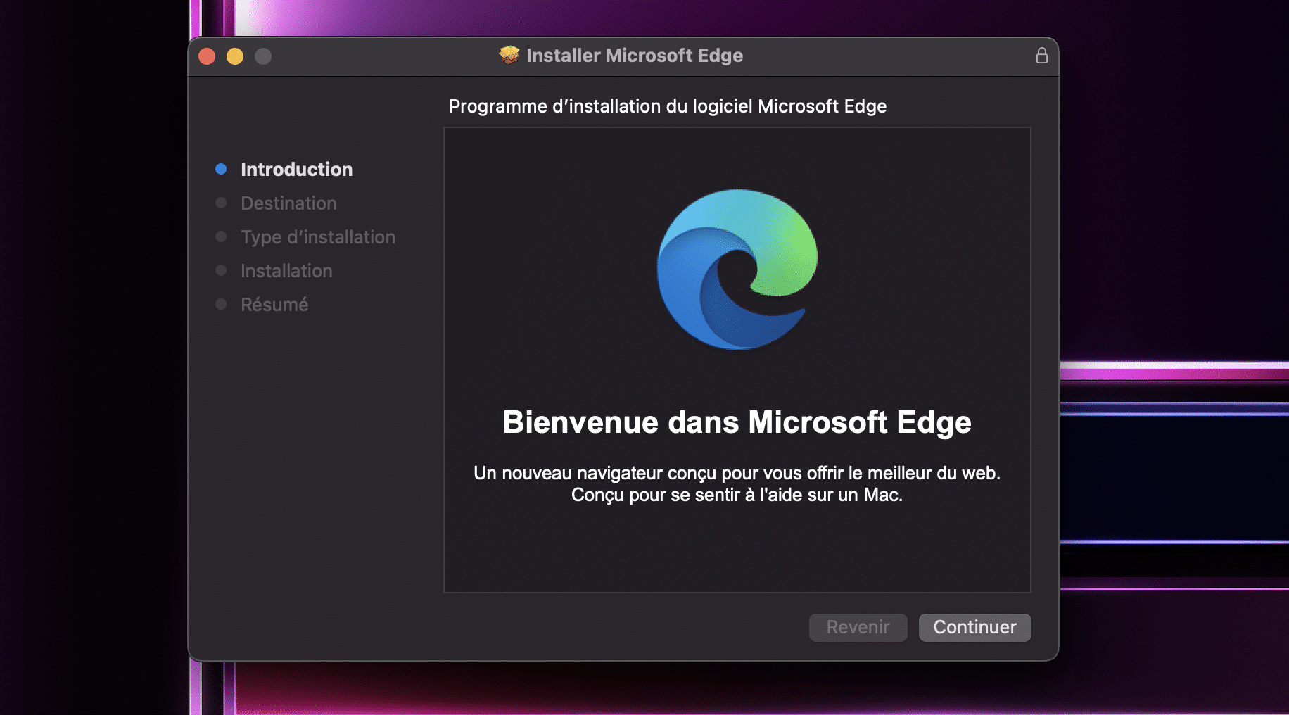 Comment installer Microsoft Edge sur Mac M1, M2 ou M3