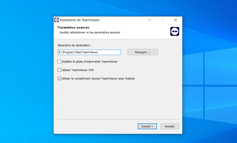 Comment installer TeamViewer sur Windows 10, 11