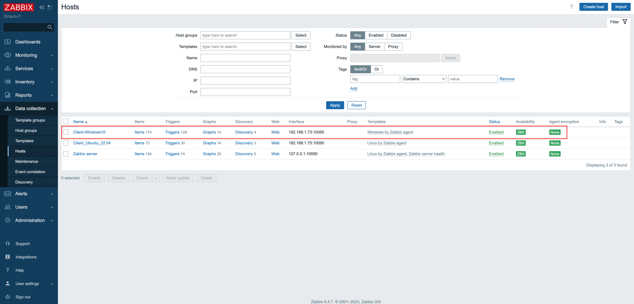 Comment installer et configurer l’agent Zabbix sur Windows ? - DIRTECH IT