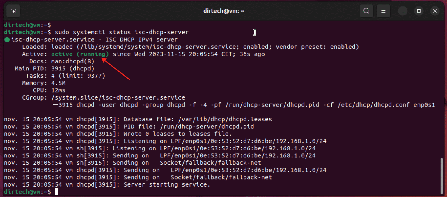 Comment Configurer un Serveur DHCP sur Ubuntu ? - DIRTECH IT