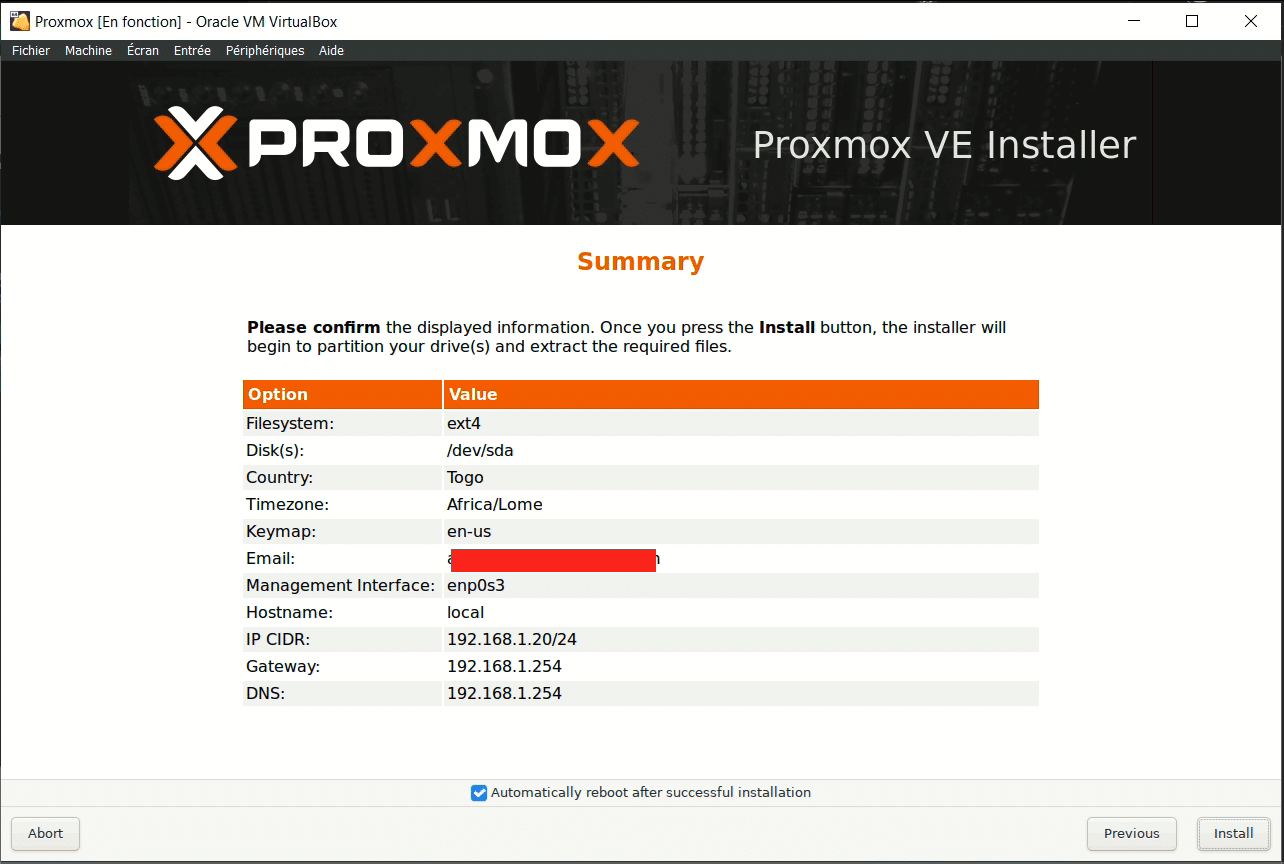 Comment Installer Proxmox VE sur VirtualBox ? - DIRTECH IT