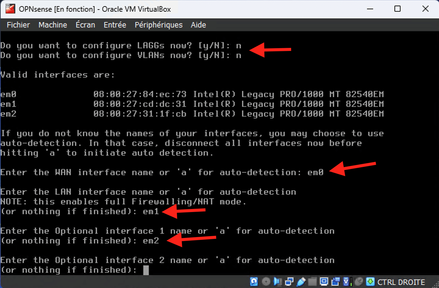 Installer et configurer OPNsense sur VirtualBox - DIRTECH IT