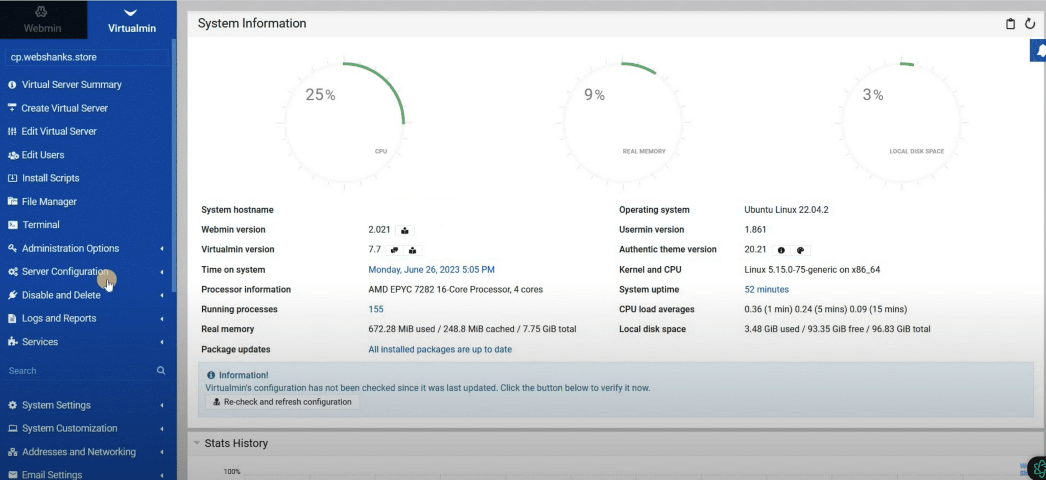 Webmin vs Virtualmin : Quelle différence ? - DIRTECH IT